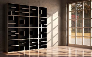 Diagonal bookshelf and 33 bookshelves ideas - Interior Design Inspirations