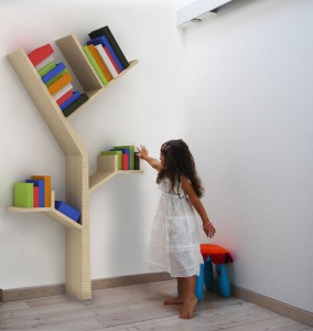 Diagonal bookshelf and 33 bookshelves ideas - Interior Design Inspirations