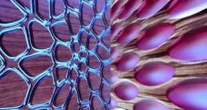 Awesome 3D decorative wall panels with LED lights - Interior Design ...