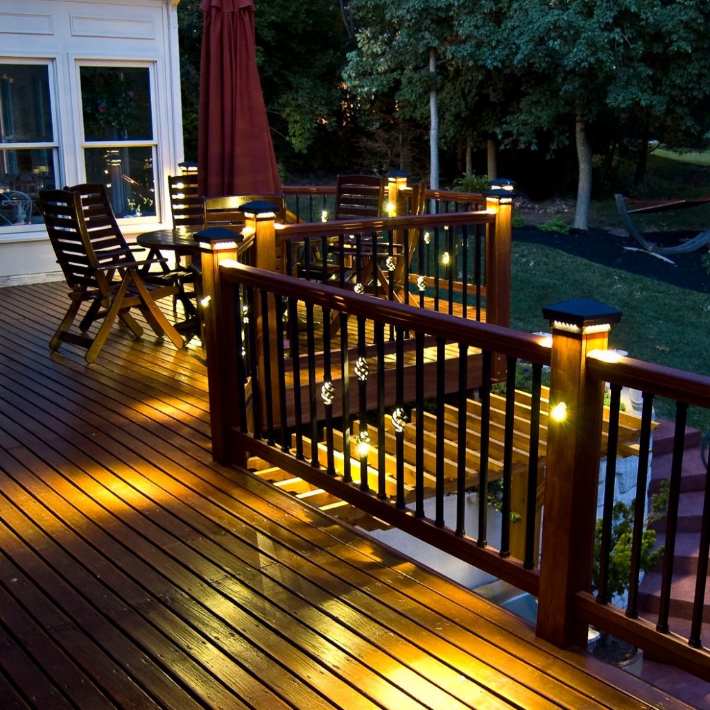 Exterior Deck Post Lighting Exterior Deck Post Lighting