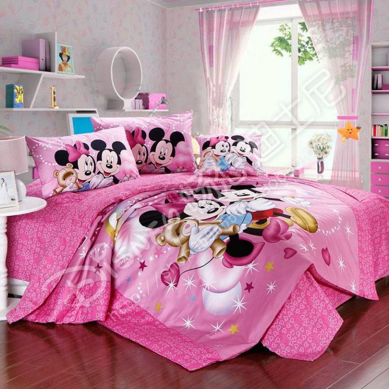 Funny Minnie Mouse Toddler Bedding For Kids - Interior Design Inspirations